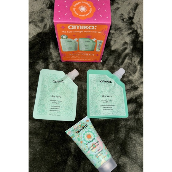 amika | Hair | Amika Trial Set The Kure Strength Repair Shampoo ...